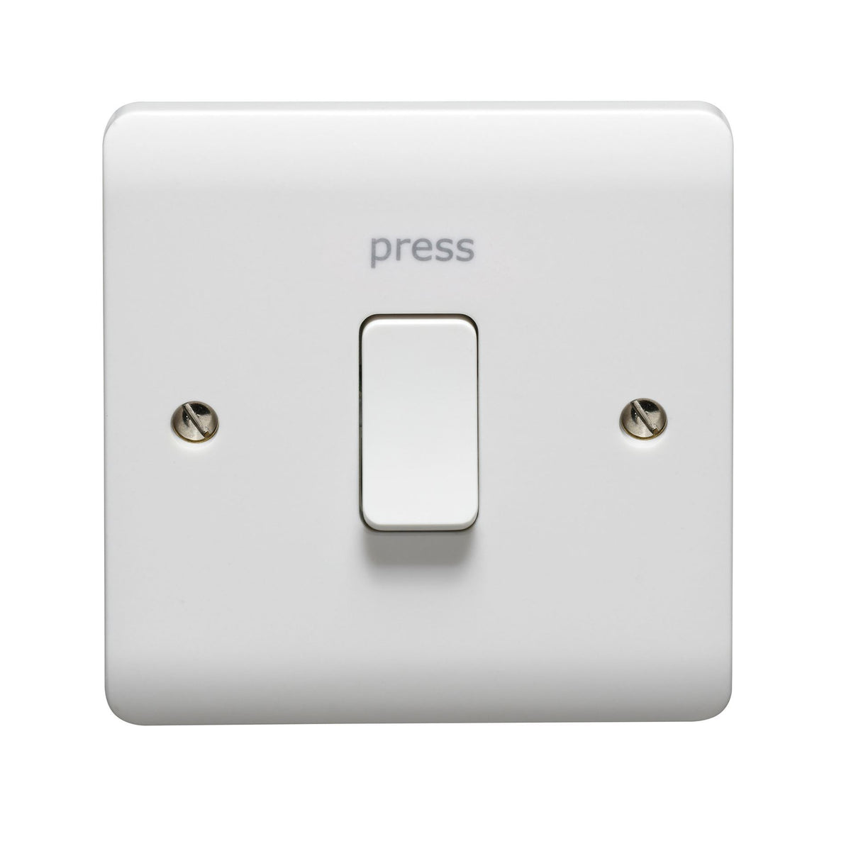 Crabtree Instinct 10A 1G 2 Way Retractive Switch Printed Press To Exit ...
